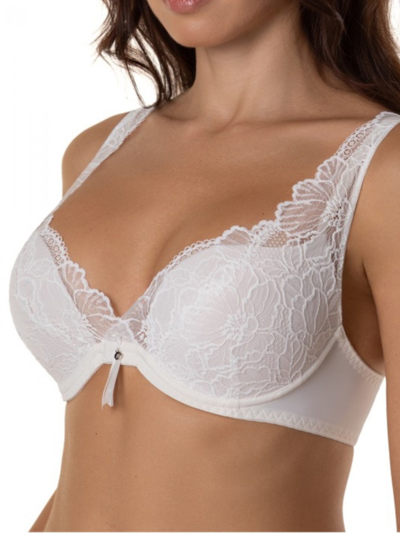 Купить бюстгальтер с пуш-ап на косточках Lengy 10350 Сумрачно-белый