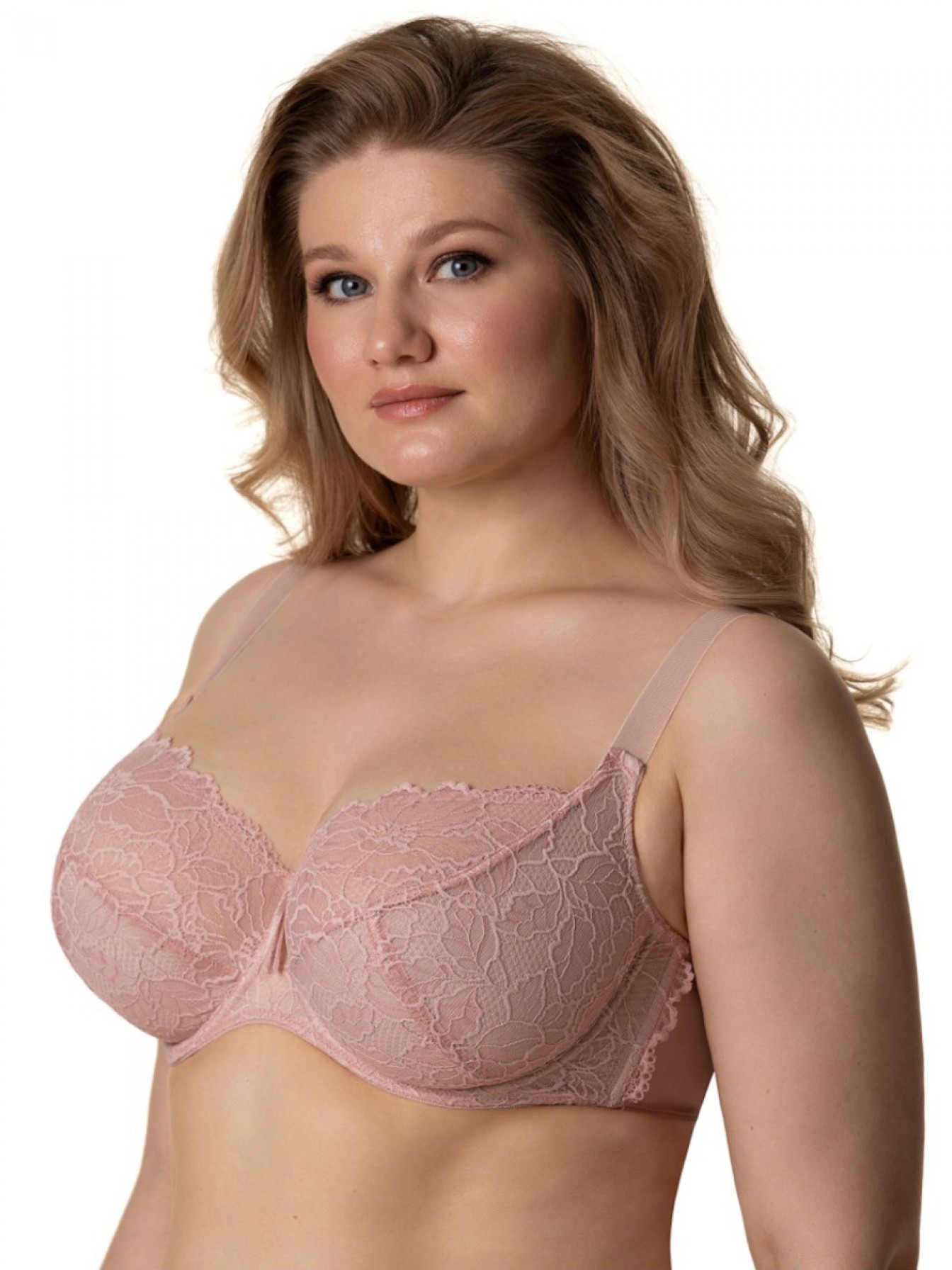 Купить розовый бюстгальтер с мягкой чашкой на косточках Lengy 10127