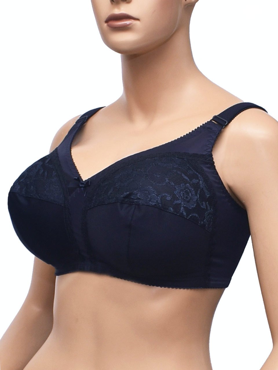 Большой закрытый мягкий бюстгальтер без косточек Aveline 665772 Ночная тень
